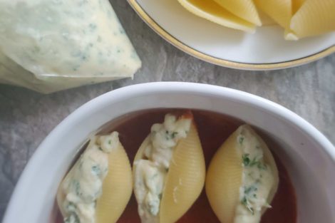 Baked Jumbo Pasta Shells - Hungry Lankan