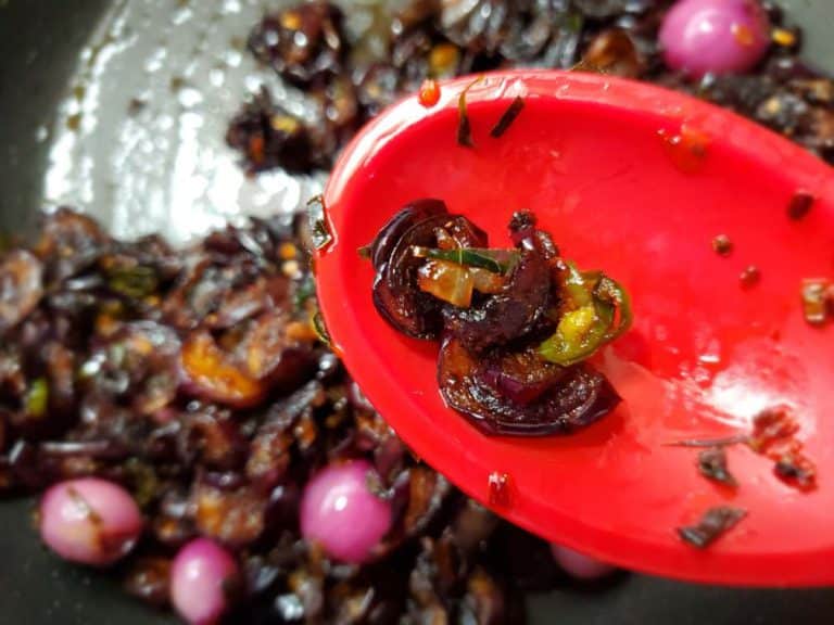 Sri Lankan Eggplant Moju - Hungry Lankan