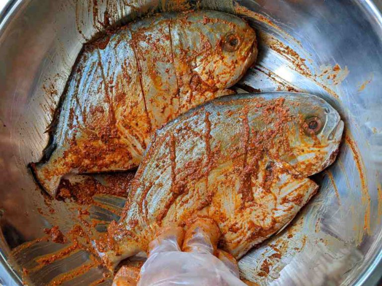 Spicy Pan-Fried Pompano - Hungry Lankan